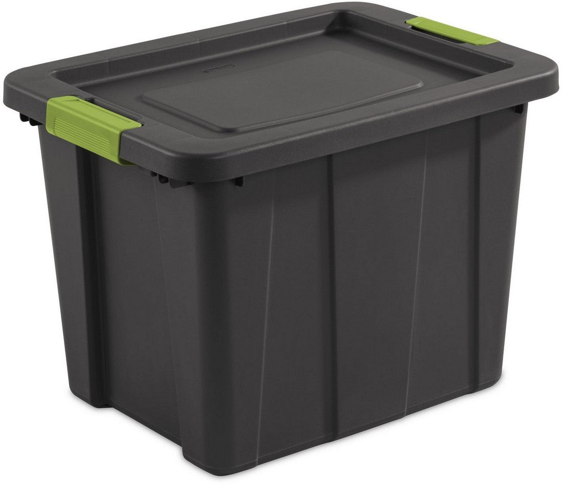 Sterilite 18 Gallon Heavy Duty Box, Gray, 23.3 x 17.5 x 31.4 inch ...