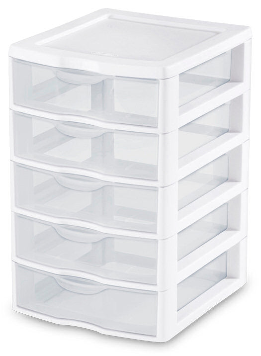 Sterilite Small 5-Drawer Unit 2075, 1 pc — Goisco.com