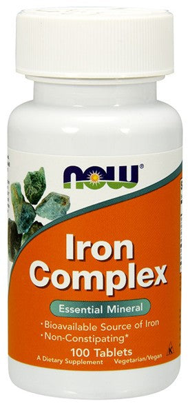 Now Iron Complex Essetial Mineral Tablets, 100 ct — Goisco.com