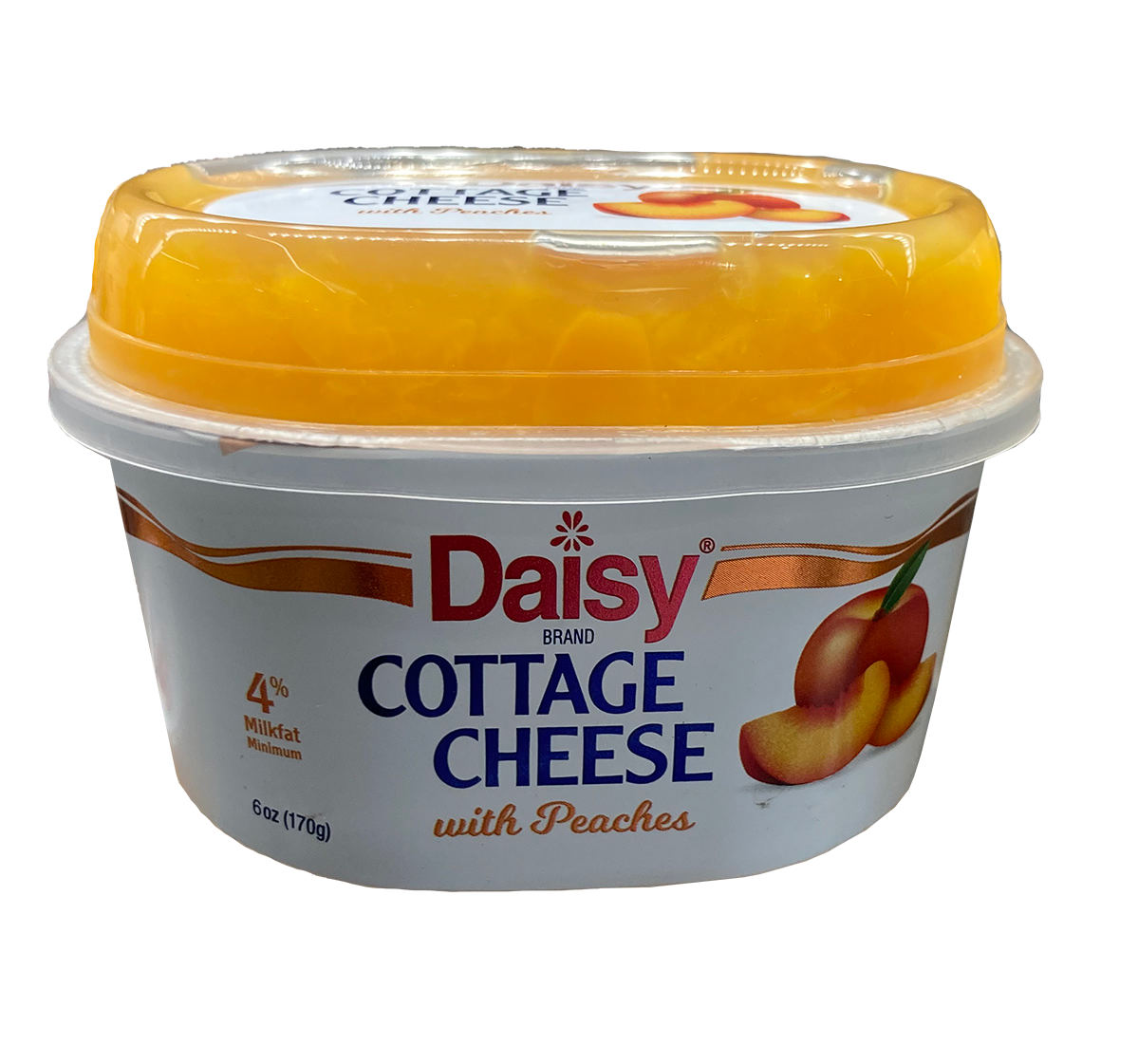 Daisy Cottage Cheese With Peaches, 6 oz — Goisco.com