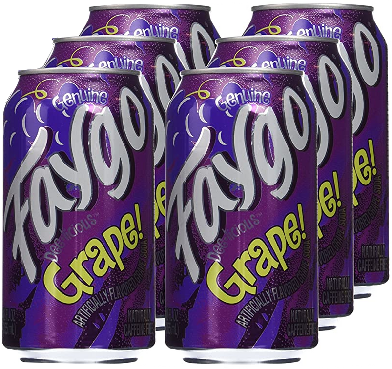 Faygo Grape Soda Can, 6-Pack , 6 x 12 oz — Goisco.com
