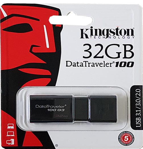 Kingston Data Traveler USB Stick, 32 GB — Goisco.com