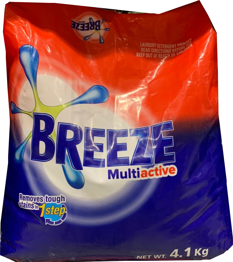 Breeze Multiactive Laundry Detergent Powder , 4.1 kg — Goisco.com