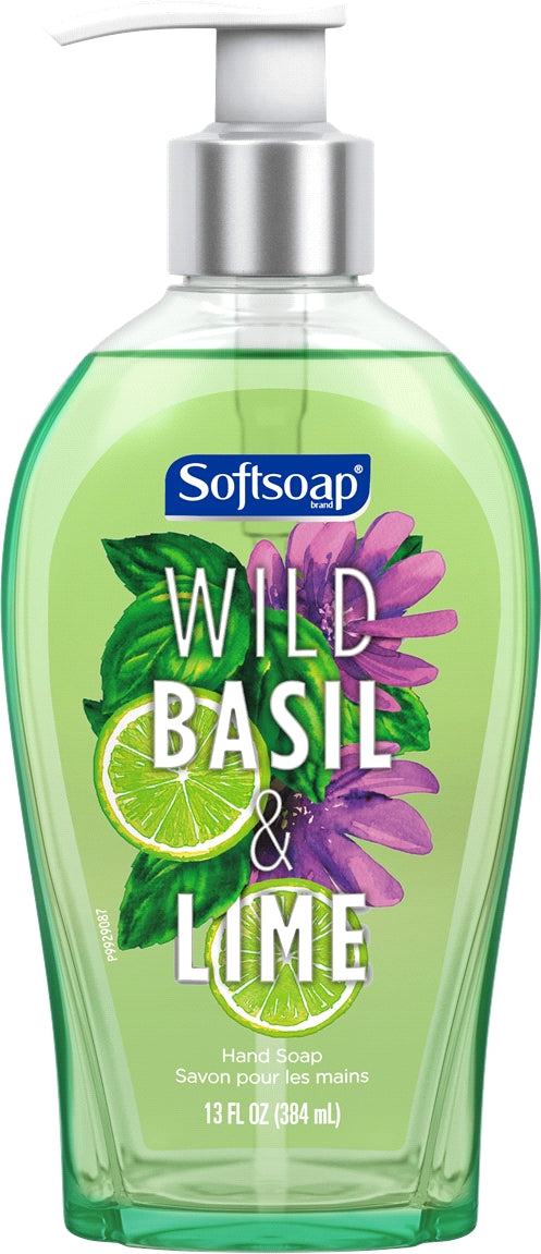 Softsoap Liquid Hand Soap, Wild Basil & Lime, 384 ml (13 oz) — Goisco.com