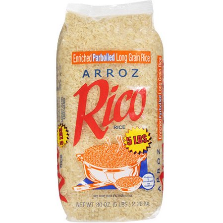 Rico Enriched Parboiled Long Grain Rice, 5 lb, 5 lb — Goisco.com