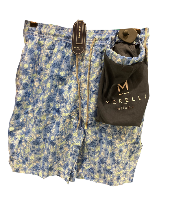 Morelli Swimming Short, Blue/White , 1 pc — Goisco.com