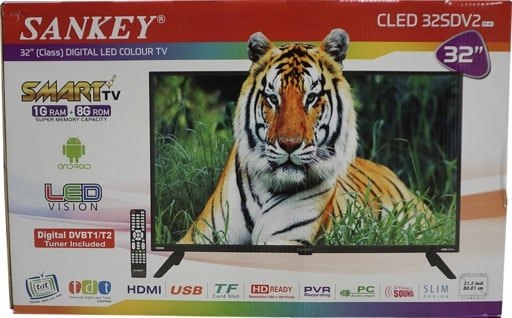 Sankey Smart Led TV, 32 Inch, 32 inch — Goisco.com