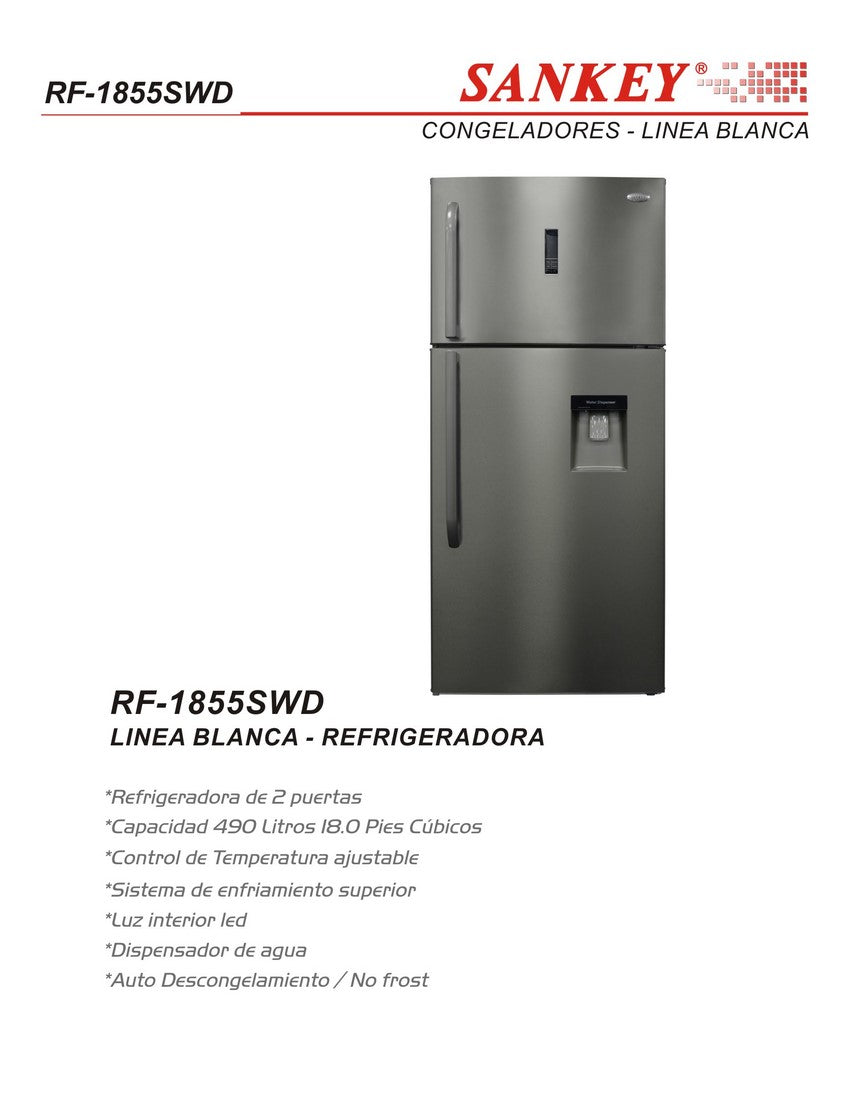 Sankey Refrigerator, Model #RF-1855swd — Goisco.com