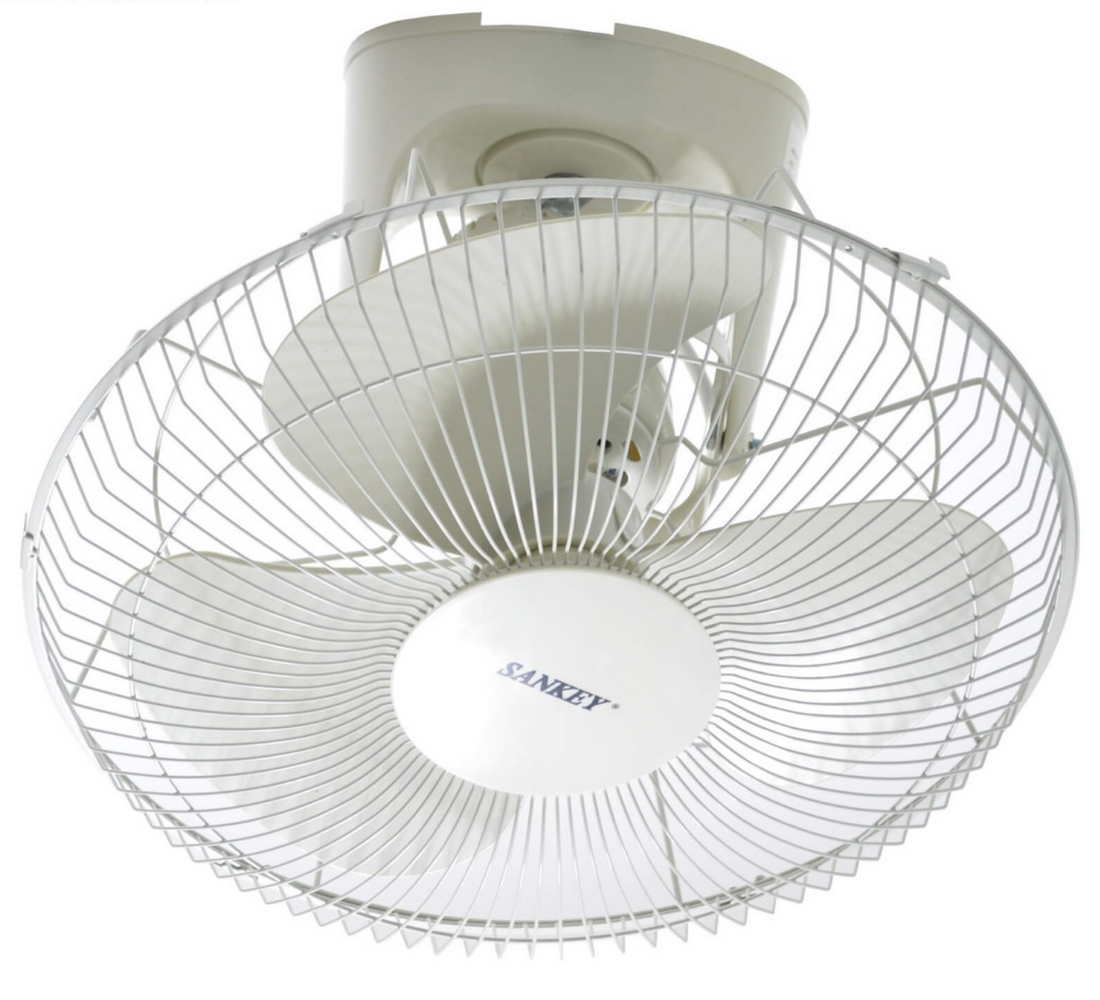 Sankey Ceiling Fan, White, FN-1542, 16 in — Goisco.com