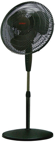 Sankey Black Stand Fan, 16 inch, 3 speeds, Model # FN-17A02B — Goisco.com