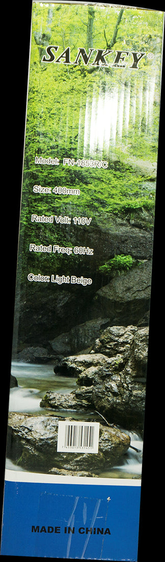 Sankey Wall Fan, 16 inch with Remote Control, Model # FN-1853R/C ...