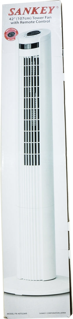 Sankey 42" (107 cm) Tower Fan with Remote Control, — Goisco.com