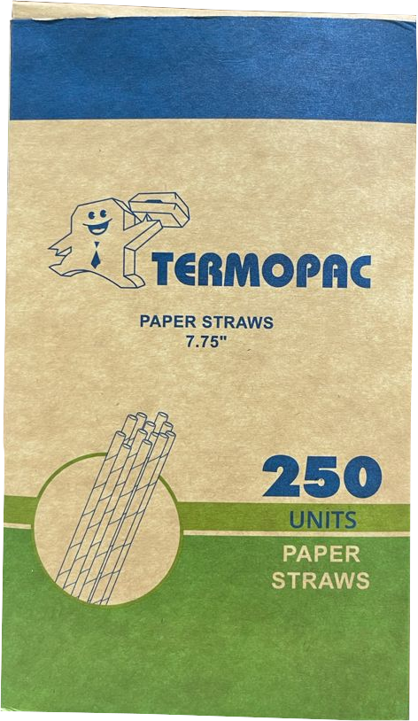 Termopac Paper Straws , 250 ct — Goisco.com