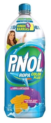 Pinol Liquid Laundry Detergent For Color Cloths, 1 L — Goisco.com