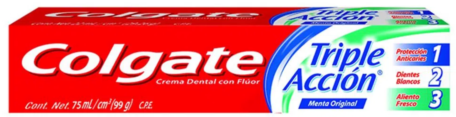 Colgate Triple Action Toothpaste , 75 ml — Goisco.com