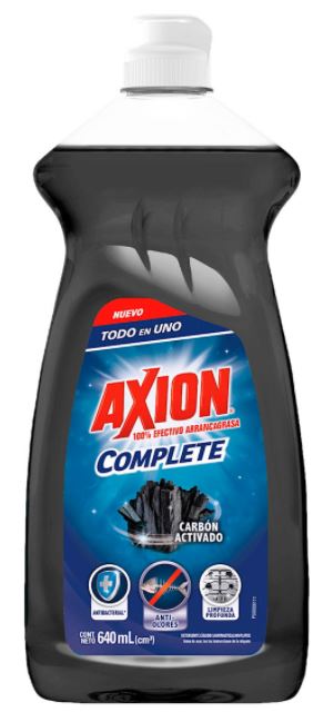 Axion Complete Activated Charcoal Dishwashing Liquid , 640 ml — Goisco.com
