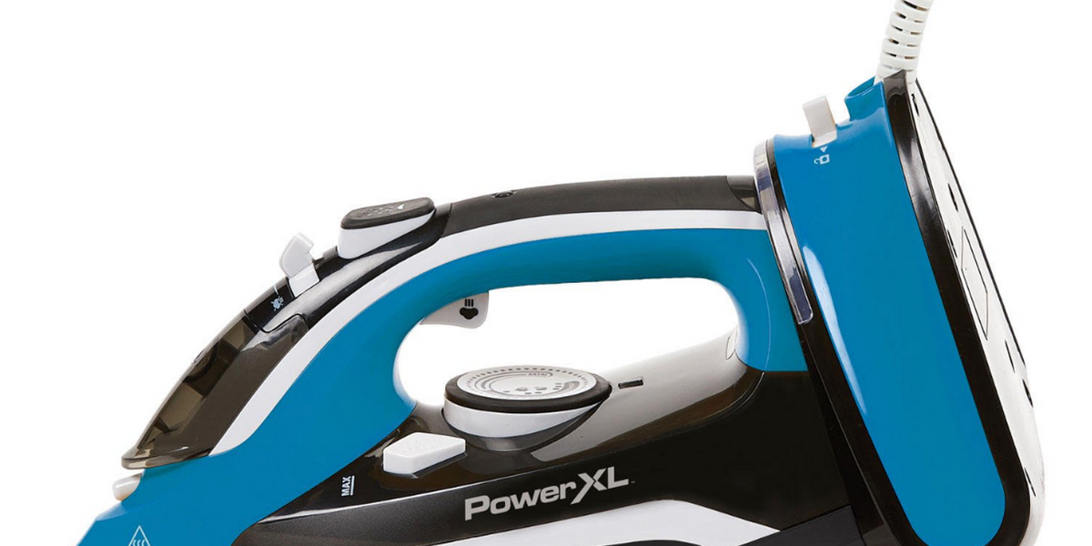 Power XL Cordless Iron Steamer Blue 12.5 oz Goisco