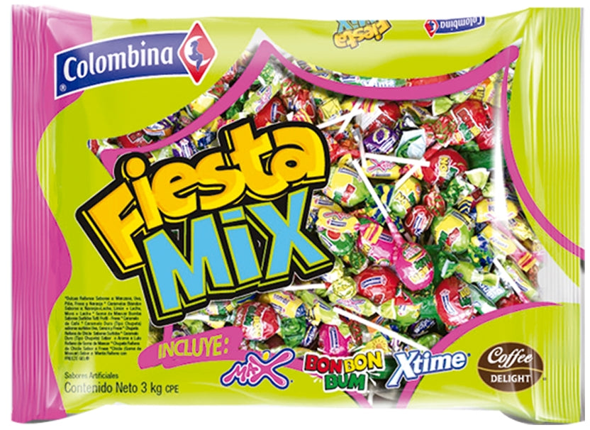 Colombina Fiesta Candy Mix, 3 kg — Goisco.com