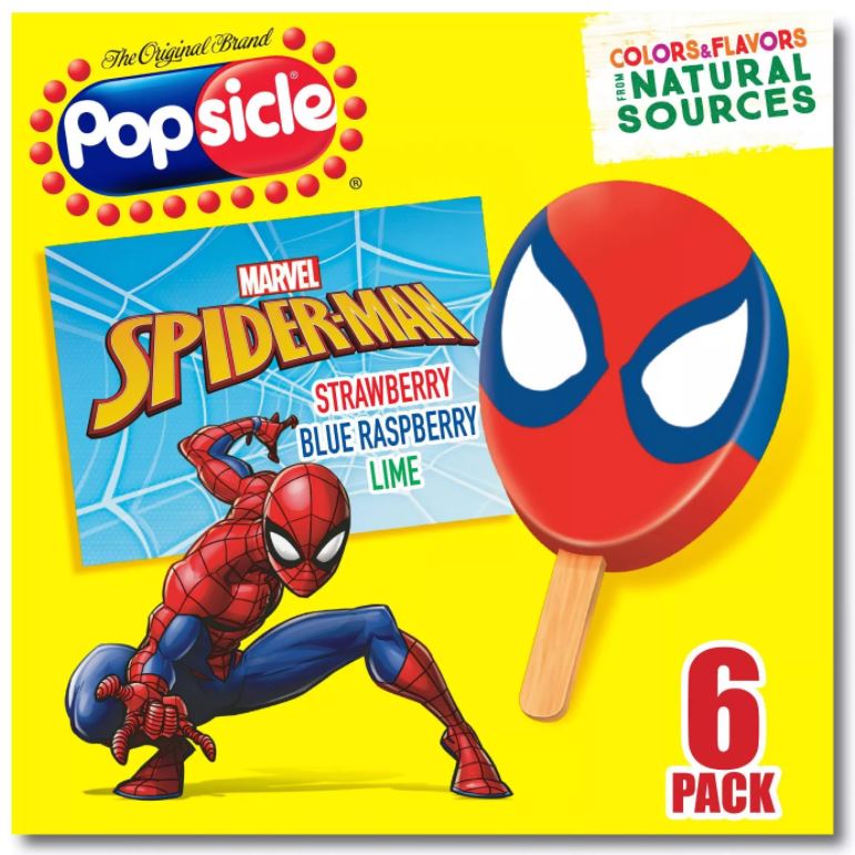 Popsicle Spiderman Popsicles , 18 ct — Goisco.com
