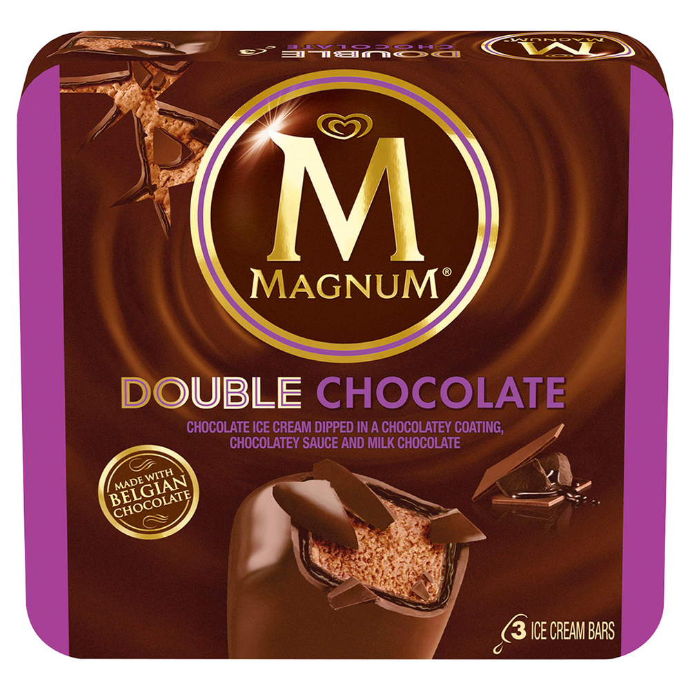 Magnum Double Chocolate Ice Cream Bars, 3 ct — Goisco.com