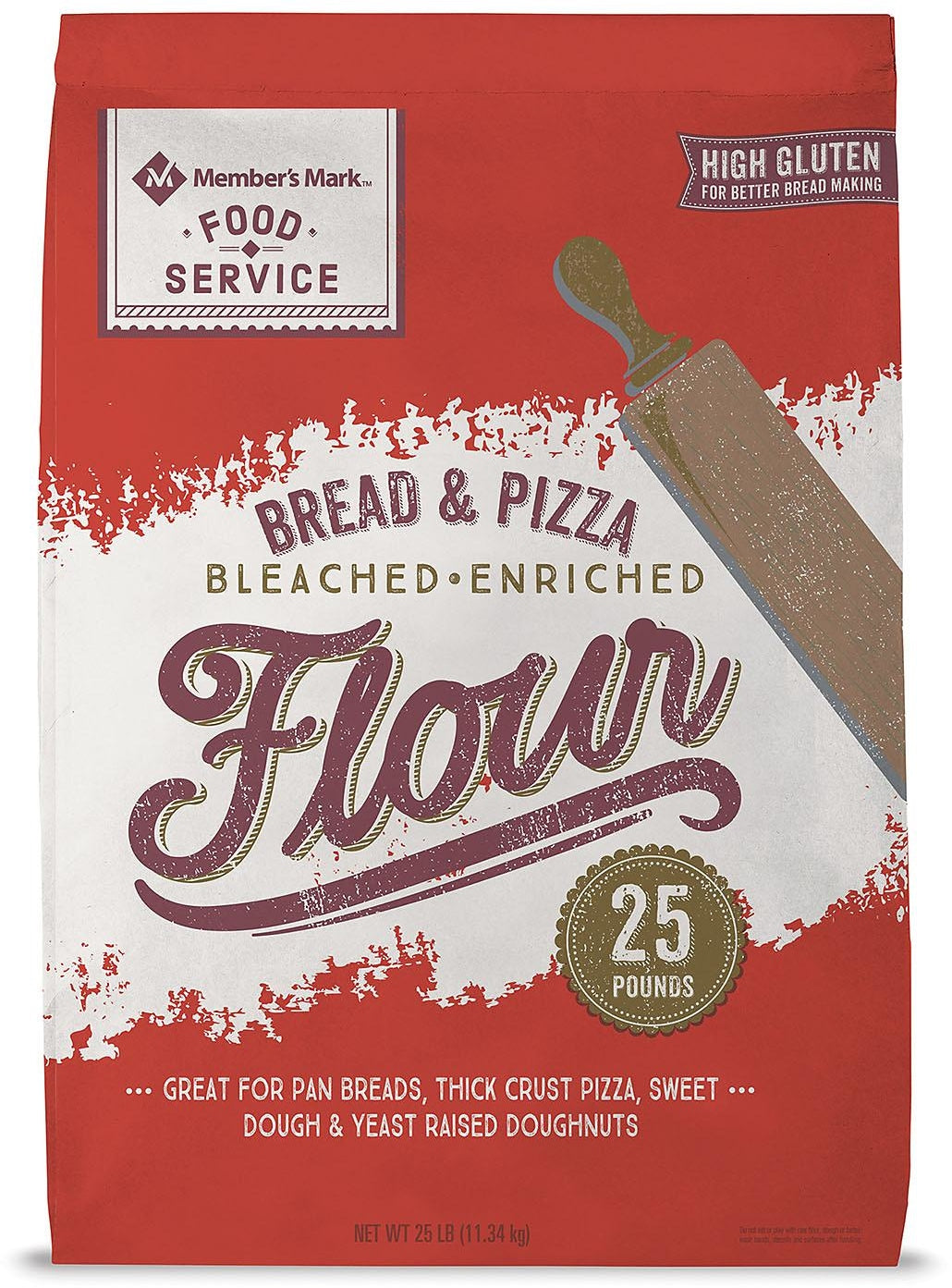 Member's Mark Bread & Pizza Flour, 11,34 kg — Goisco.com