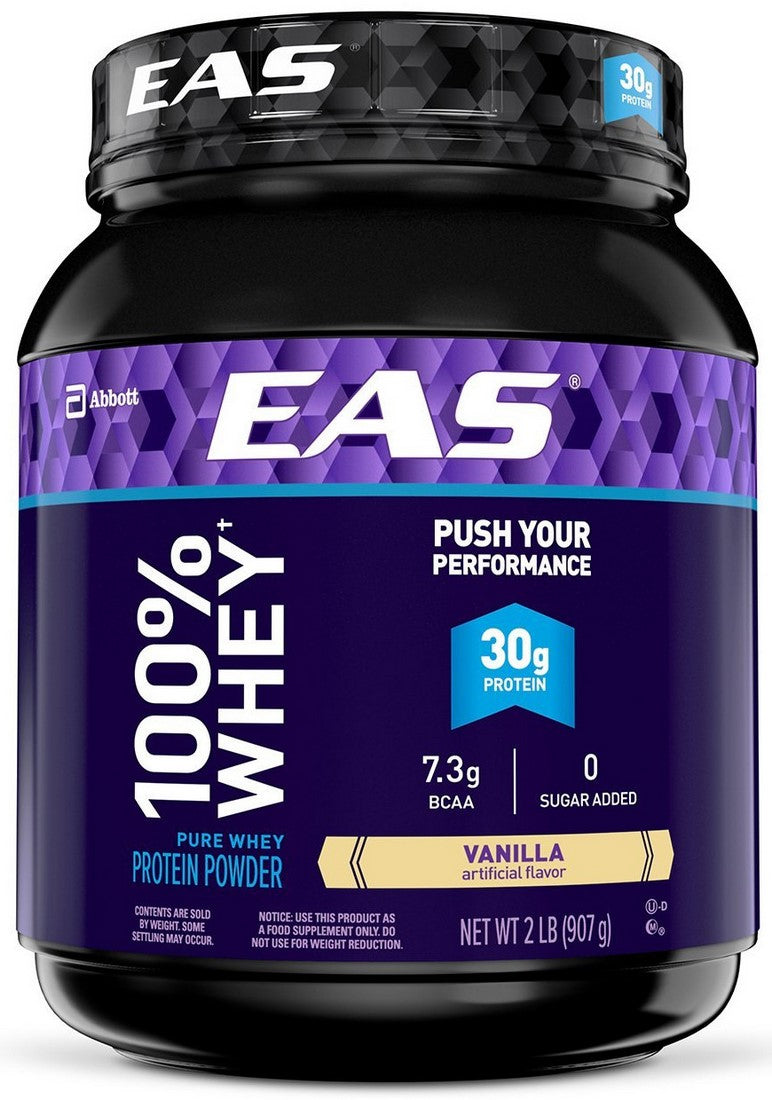 EAS 100% Pure Whey Protein Powder, Vanilla, 2 lbs — Goisco.com