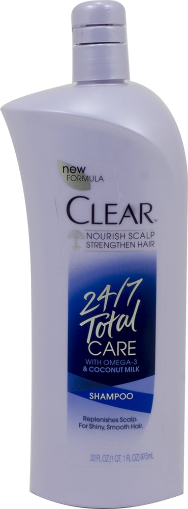 Clear Total Care Shampoo with Omega-3 & Coconut Milk, 33 oz — Goisco.com
