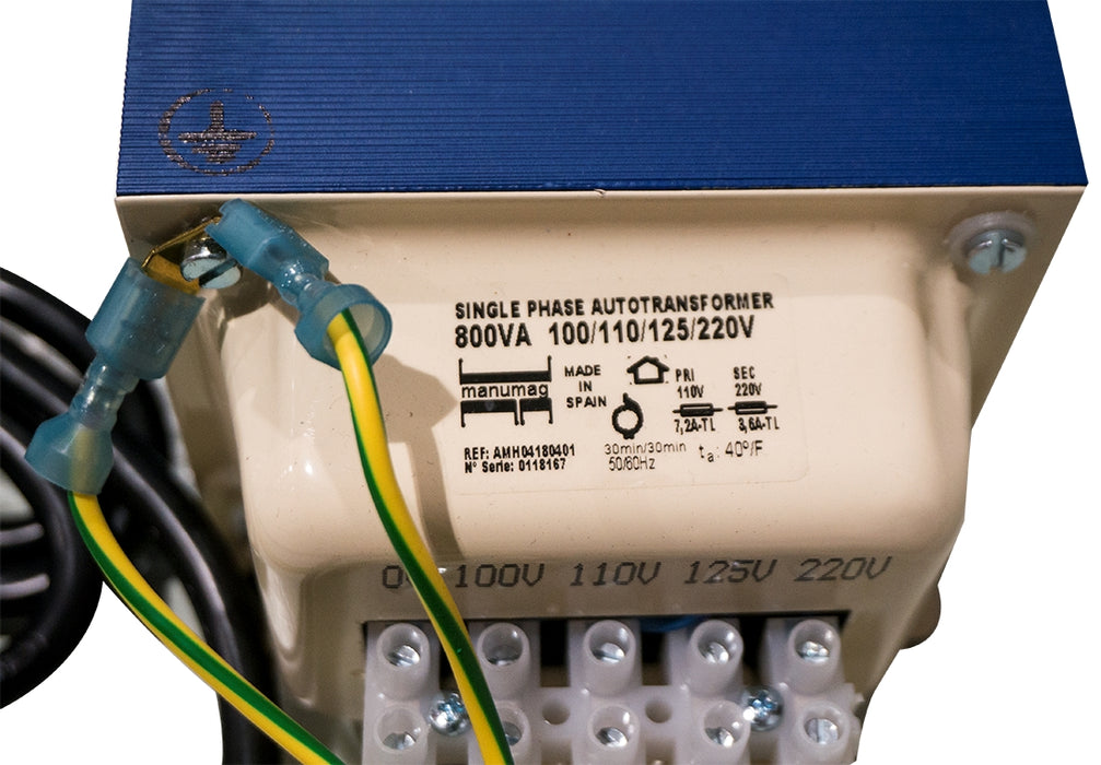 Manumag Transformer 800 VA , 100/110/125/220 V — Goisco.com