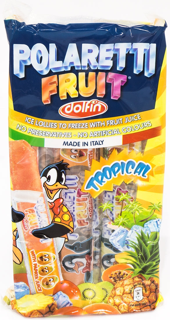 Polaretti Fruit Ice Lollies, Tropical, 10 c — Goisco.com