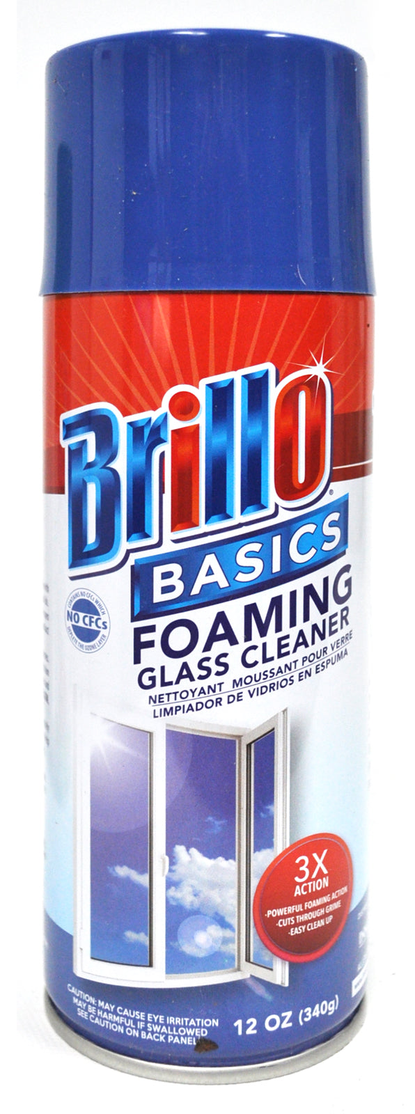 Brillo Basics Foaming Glass Cleaner , 12 oz — Goisco.com