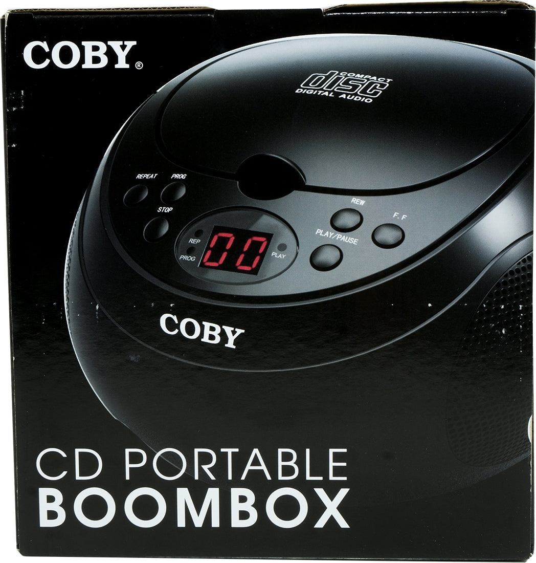 Coby CD Portable Boom Box with MP3 and AM/FM Radio, — Goisco.com