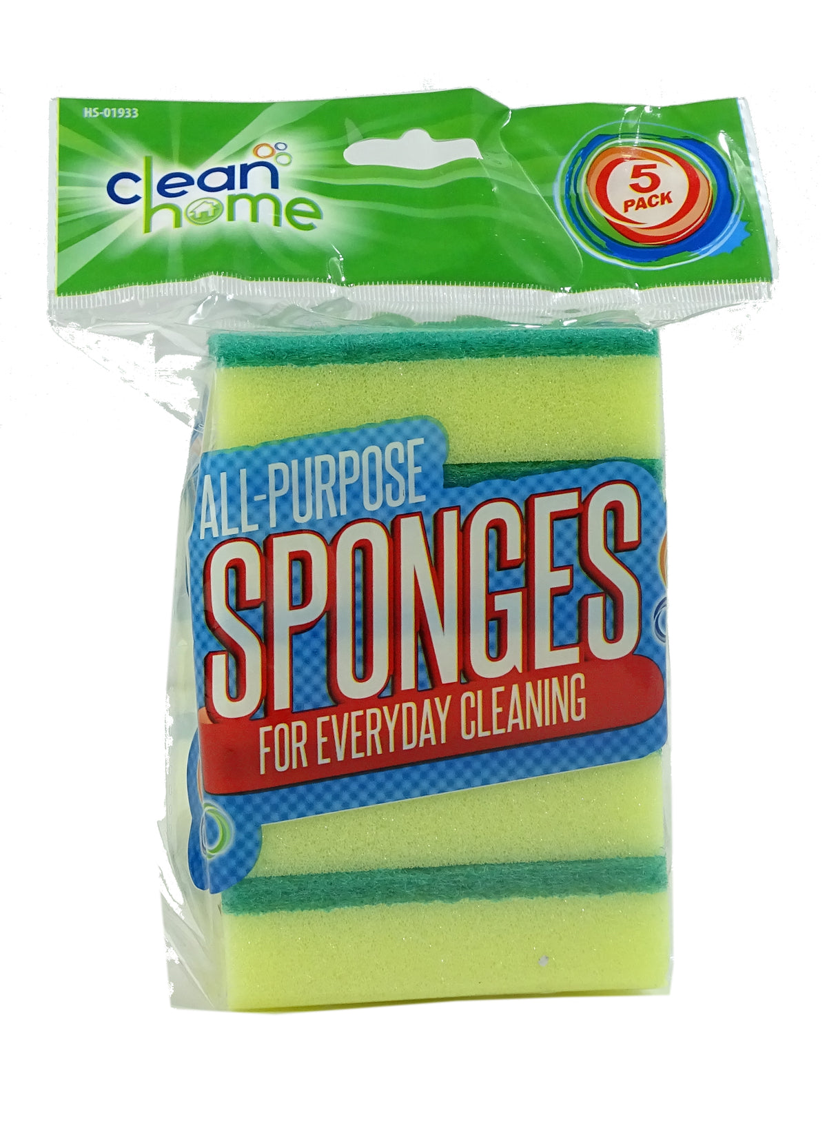Clean Home All Purpose Sponges, 5 ct — Goisco.com