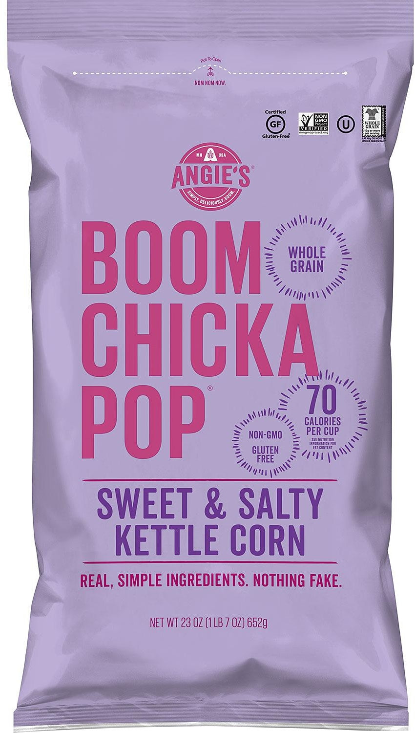 Angie's Boom Chicka Pop Sweet and Salty Kettle Corn, 652 gr (23 oz ...