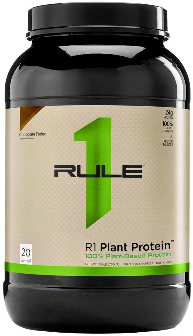 Rule 1 Plant Protein Powder, Chocolate Fudge, 1.68 lbs — Goisco.com