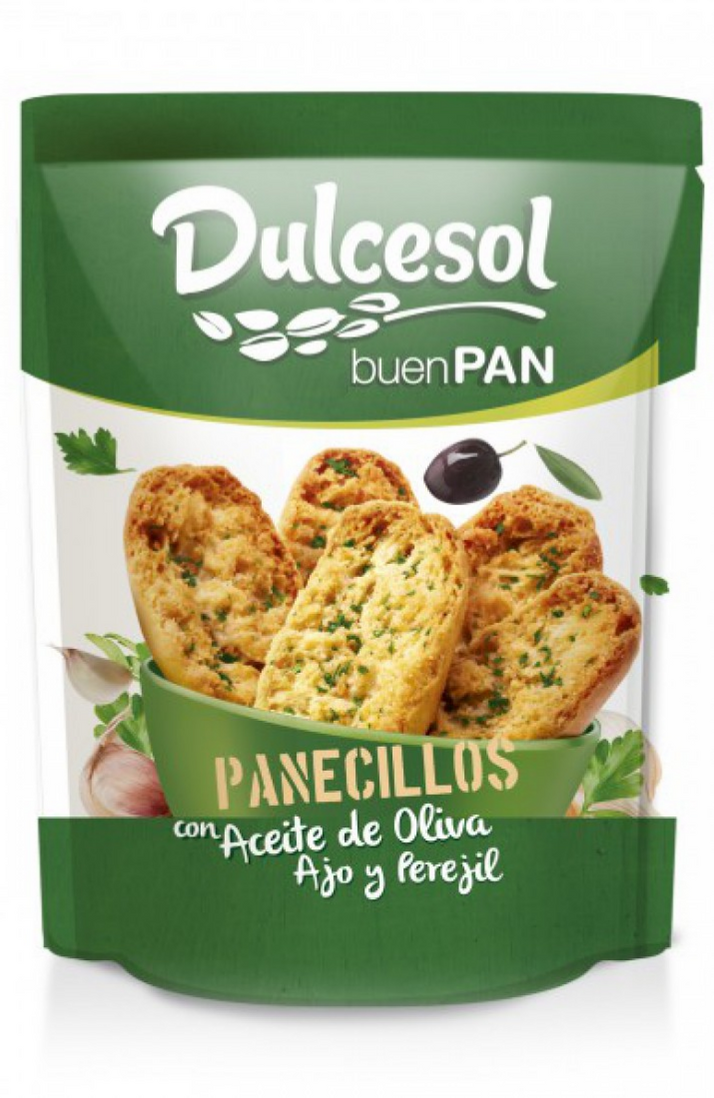 Dulcesol Panecillos Toasts with Olive Oil, Garlic and Parsley, 160 gr ...