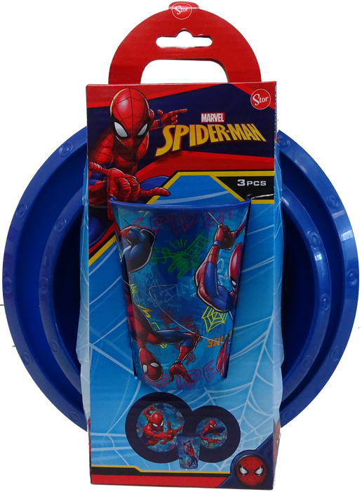 Spiderman Kids Dinner Set, 3 pc — Goisco.com