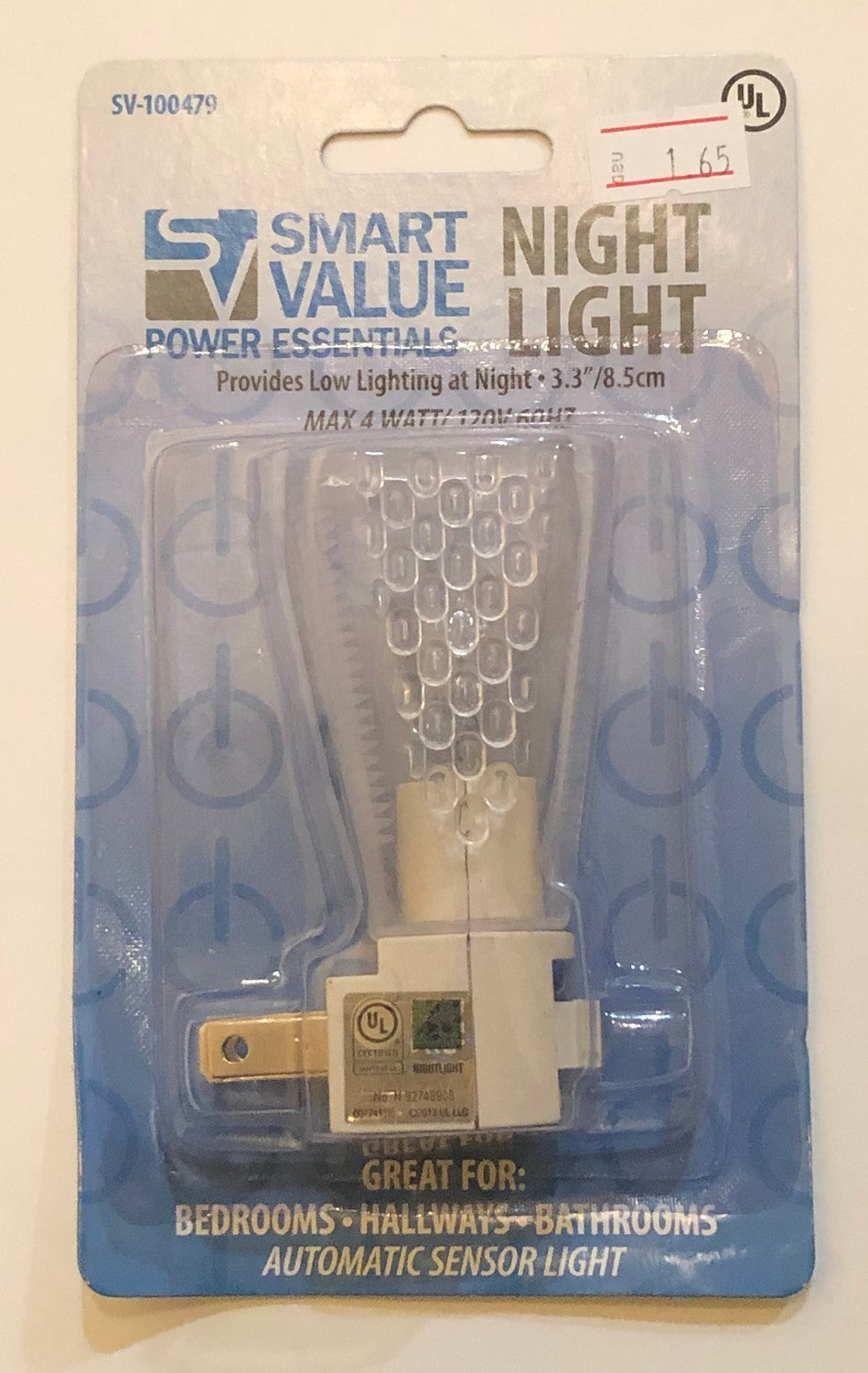 Smart Value Automatic Sensor Night Light, 1 ct — Goisco.com