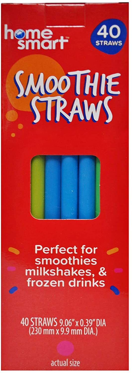 Home Smart Smoothie Straws, 40 ct — Goisco.com