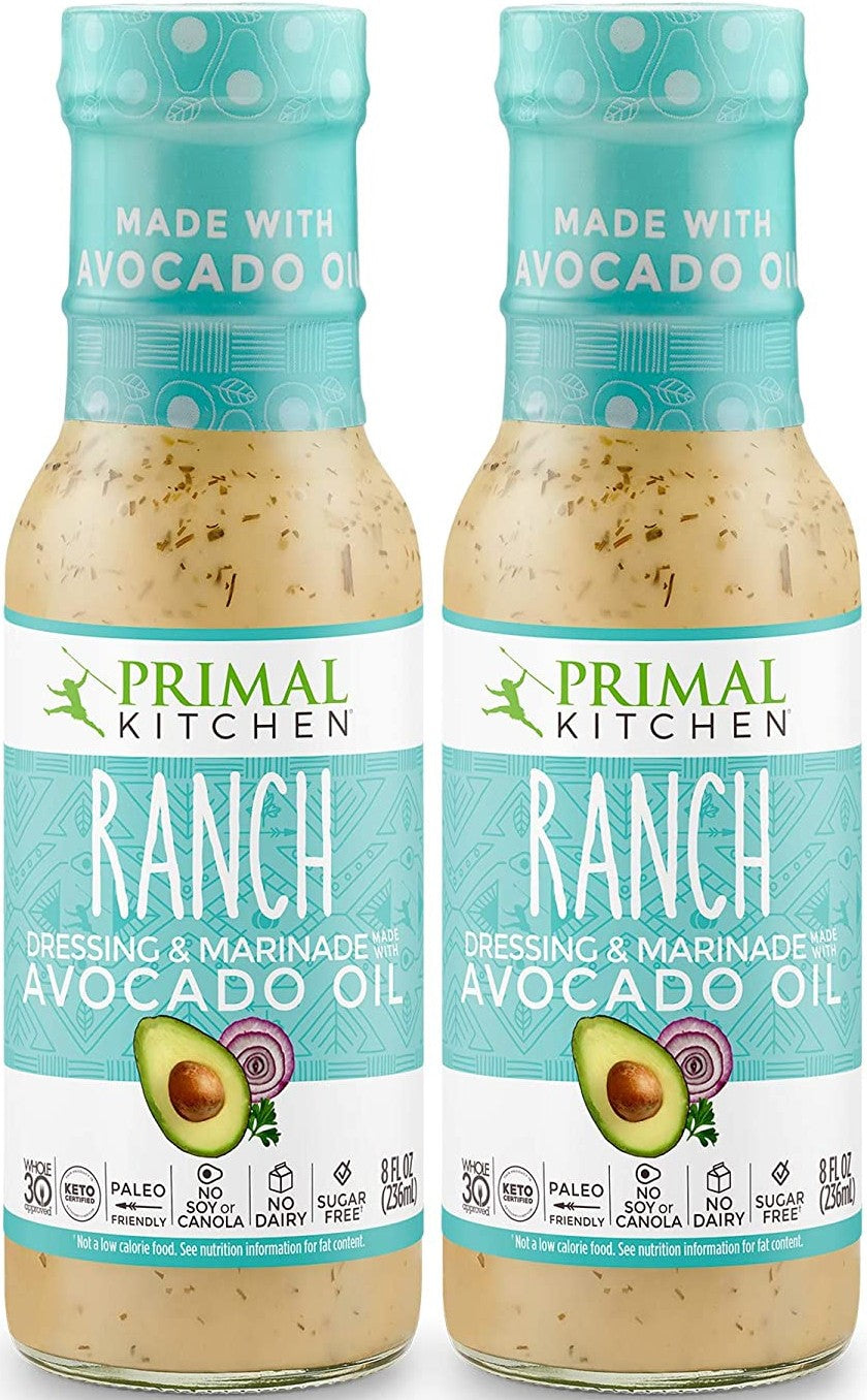 Primal Kitchen Ranch Dressing & Marinade with Avocado Oil, 2-Pack, 2 x ...