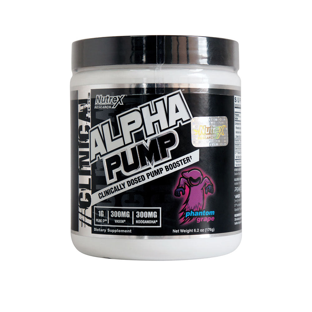 Nutrex Alpha Pump Clinically Dosed Pump Booster, Phanton Grape Flavor ...