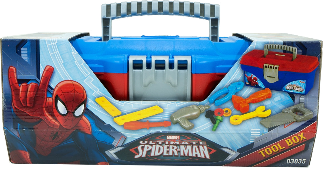 Dede Handy Man Tool Box, Marvel Spiderman, 12 pc — Goisco.com