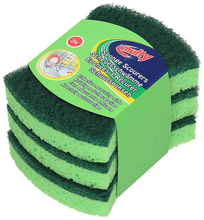 Multy Extra Strong Sanding Sponges (Schuurspons), 3 ct — Goisco.com
