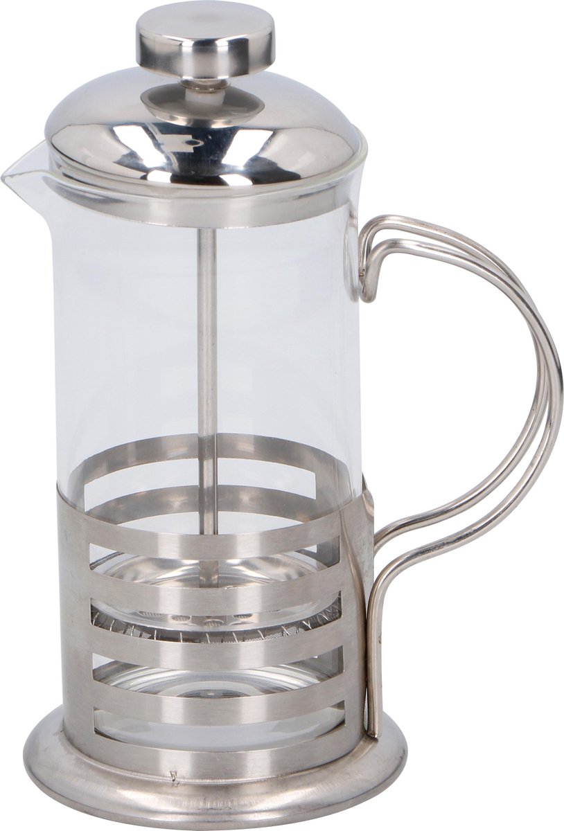 Alpina Glass & Stainless Steel Coffee Maker , 350 ml — Goisco.com