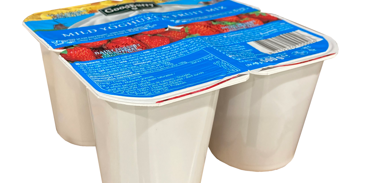 GoodBurry Fruit Yoghurt Cups, 4 x 125 gr — Goisco.com