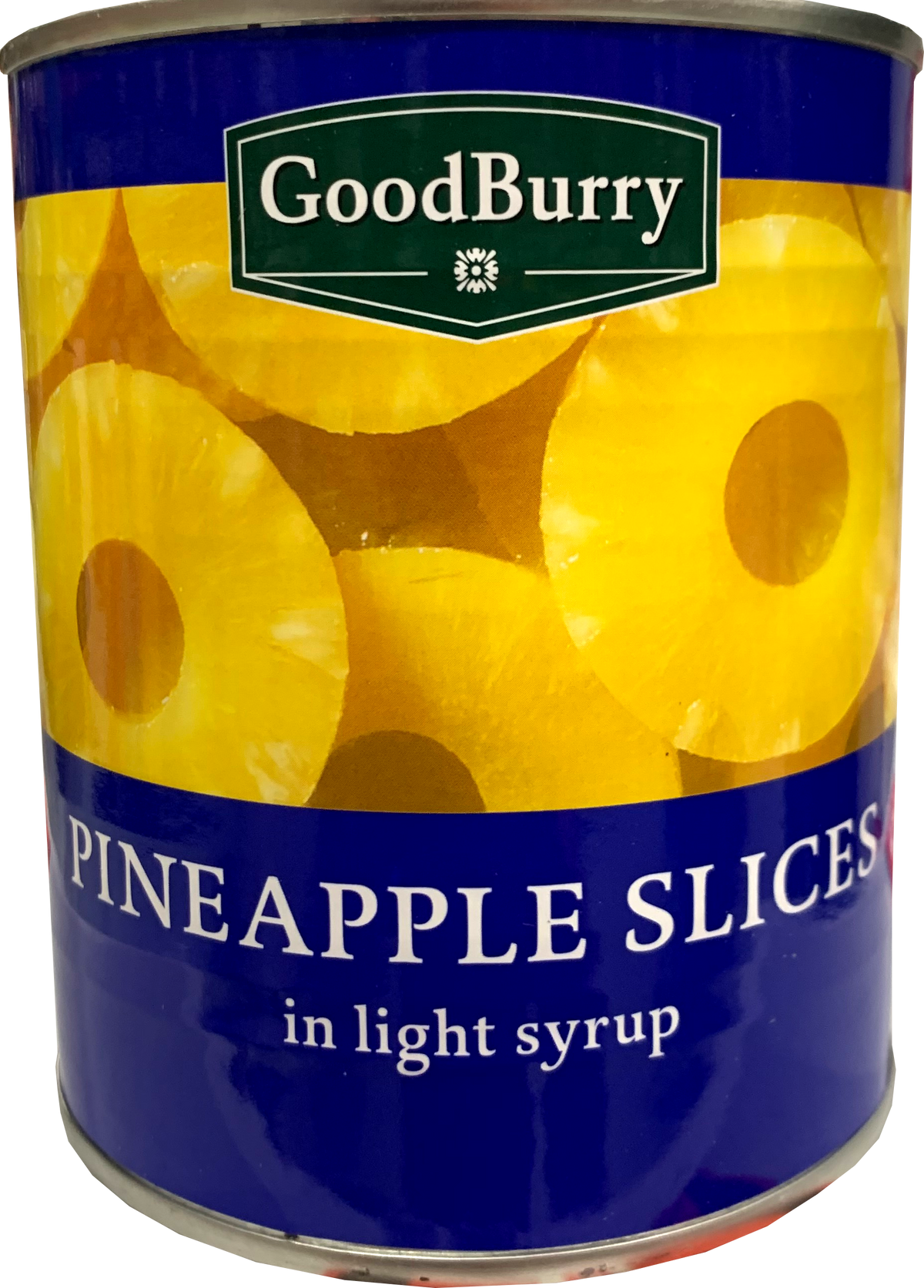 Goodburry Pineapple Slices In Light Syrup, 820 g — Goisco.com
