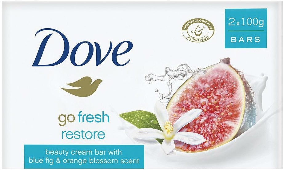 Dove Go Fresh Restore Bar Soap, 2 x 100 gr — Goisco.com