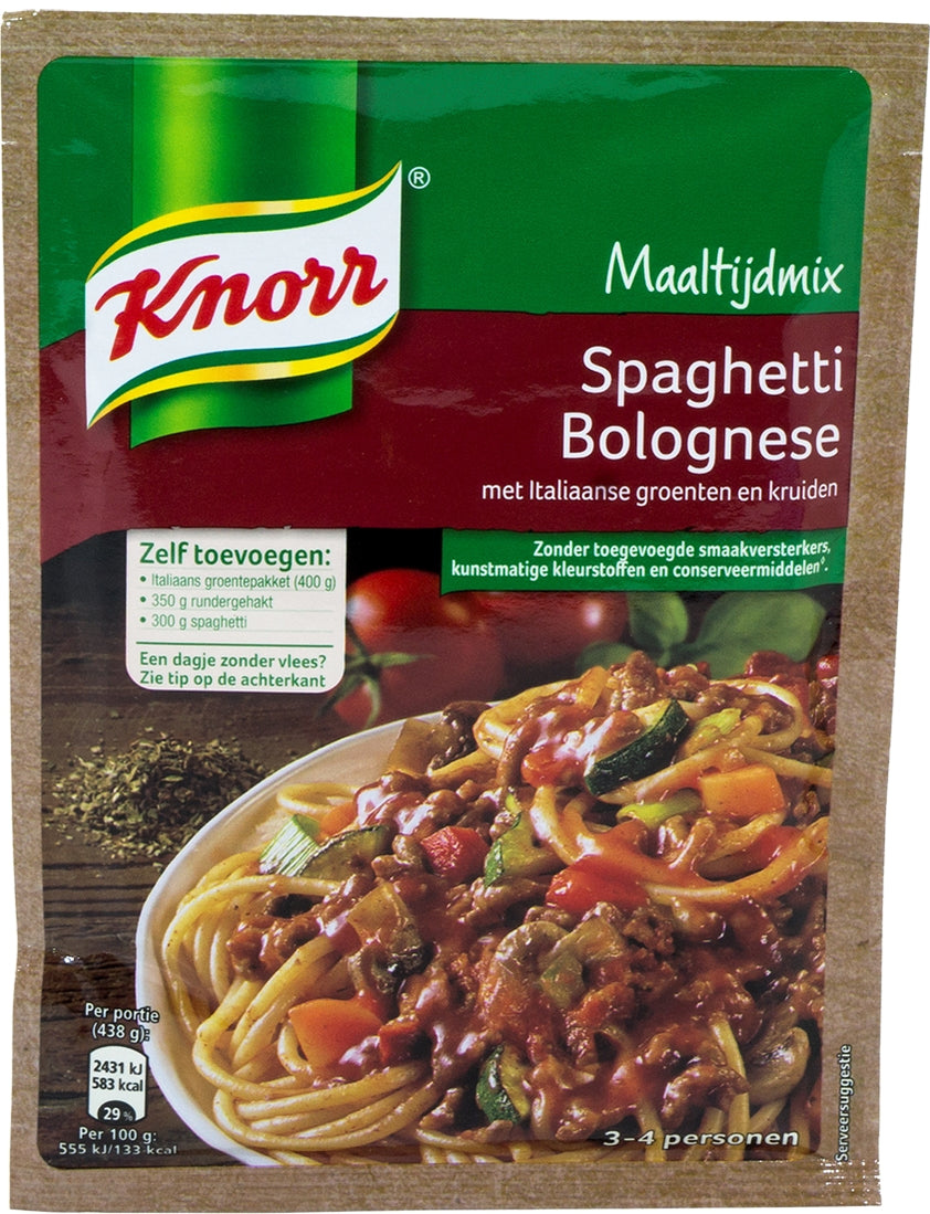 Knorr Spaghetti Bolognese Mix, with Italian Vegetables and Herbs, 66 g ...
