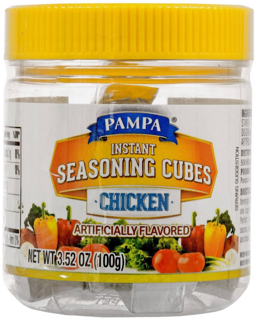 Pampa Instant Chicken Seasoning Cubes, Chicken, 100 gr — Goisco.com