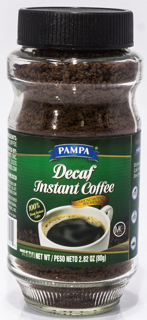 Pampa Decaf Instant Coffee, 2.62 oz — Goisco.com