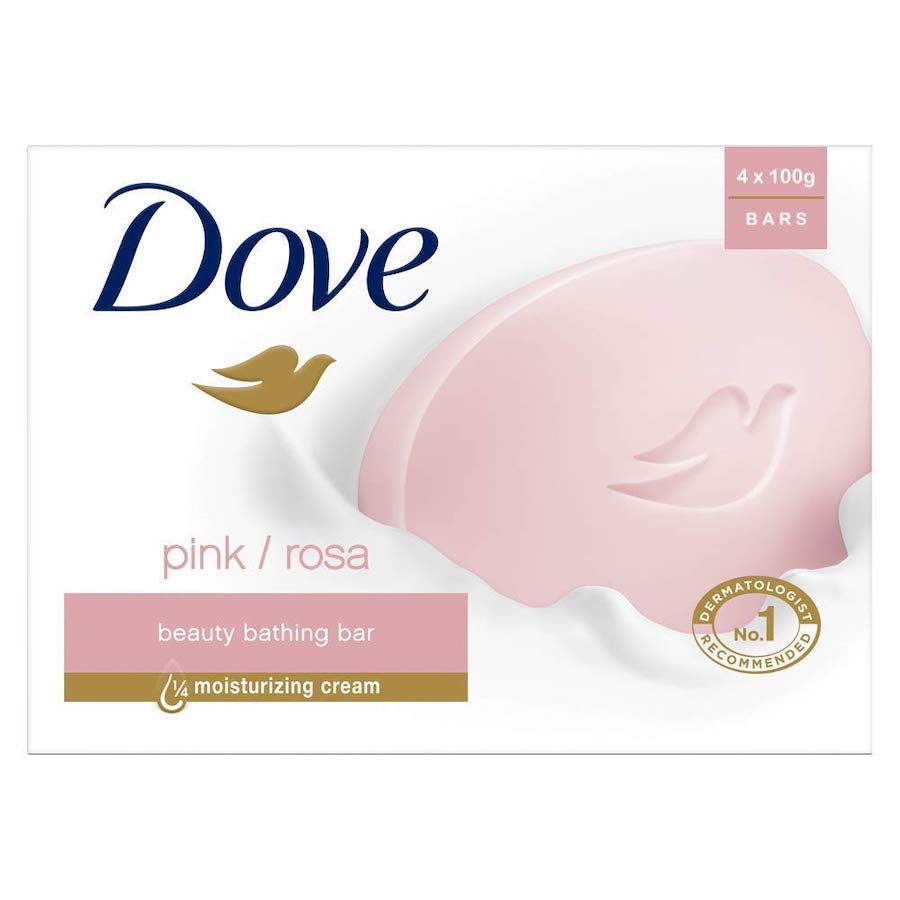 Dove Soap Bar Pink Beauty, 4-Pack, 4 x 100 gr — Goisco.com